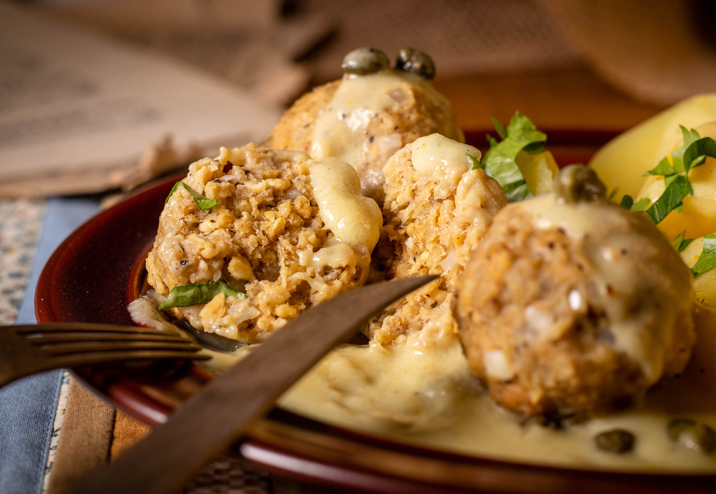 Königsberger Klopse - a traditional German dish - Dailyvegan