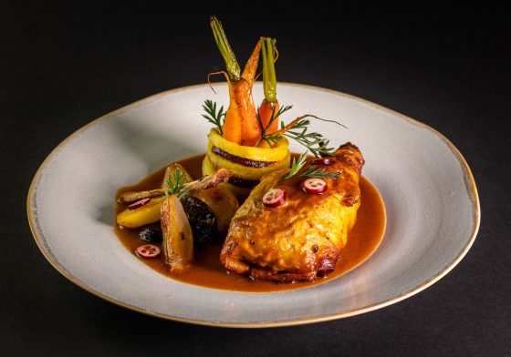 Roasted vegan goose leg recipe – a festive plant based dish - Dailyvegan